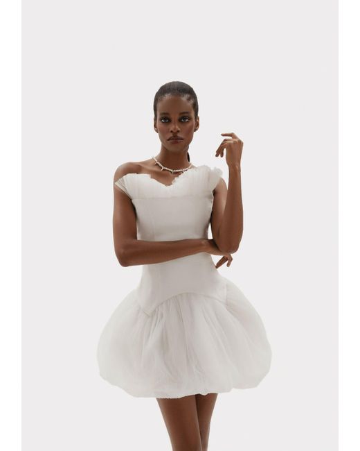 La Musa Swan Lake Dress in White | Lyst