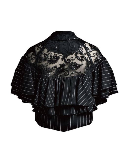 EL.BOW UNION Double-wing Cape Jacket in Gray | Lyst