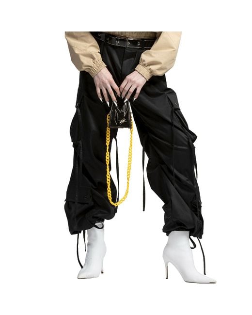 ALIENANT Multi String Cargo Pants in Black | Lyst