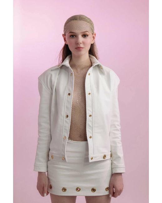 Maui X Lolita Juliana Leather Jacket in Pink | Lyst