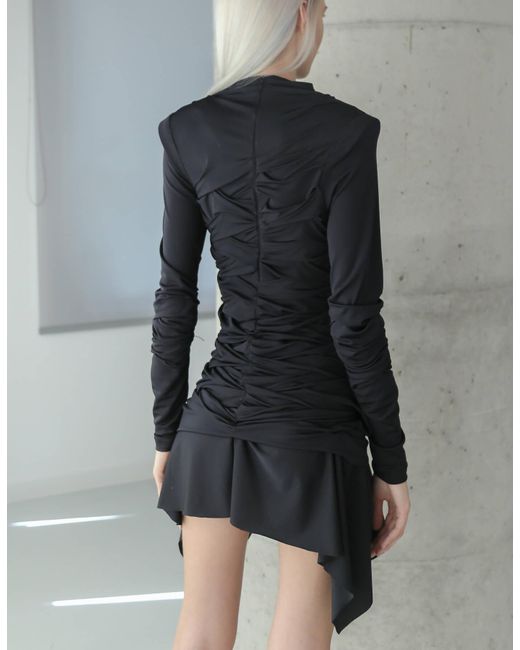 Maet Studio Maia Hand Constructed Dress in Black | Lyst