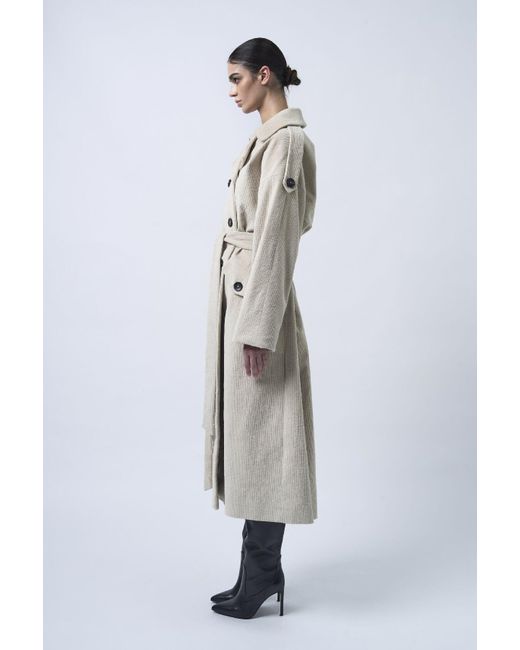 Serafin Andrzejak Coat Solanum in White | Lyst