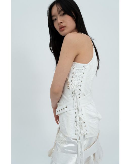 Sydney Pimbley Ltd. Girdle Top in Black | Lyst
