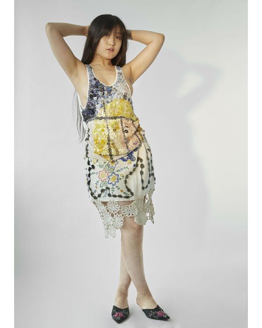 Sydney Pimbley Ltd. Lady Button Top | Lyst
