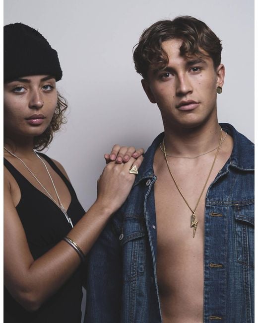 Hannah Humpston Jewellery Memphis Bolt in Black | Lyst