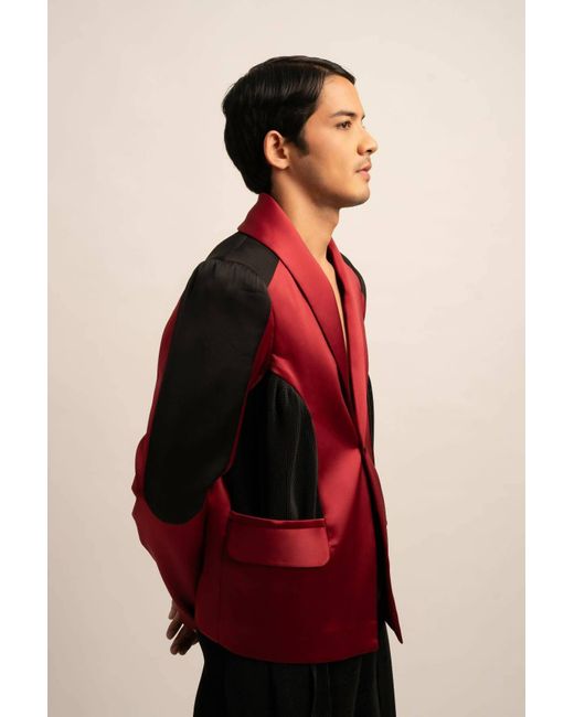 SIDDHANT AGRAWAL LABEL Futurist Monarch Suit Set in Black | Lyst