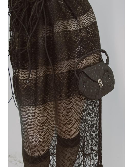 Sydney Pimbley Ltd. Crater Skirt in Black | Lyst