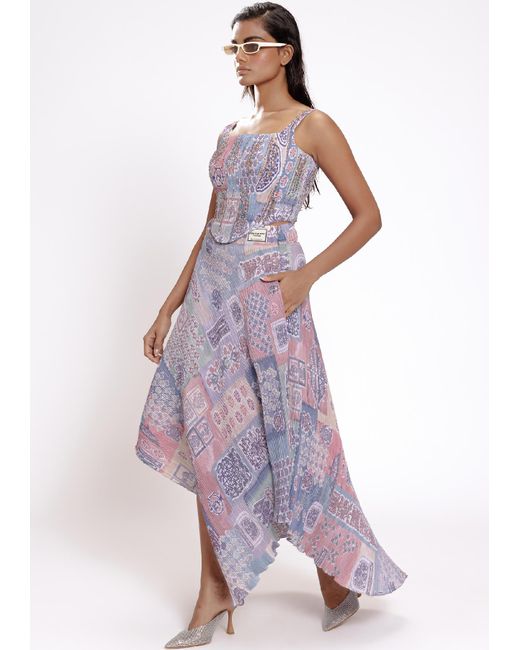 Doh Tak Keh Chaubara Corset in Purple | Lyst