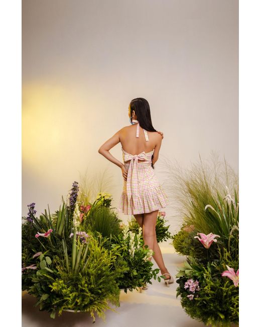 THE IASO Cherie Corset Set in Green | Lyst