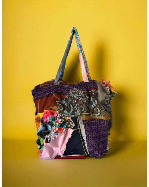 Miro Misljen Xl Self-portrait Tote Bag in Yellow | Lyst