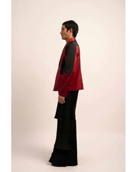 SIDDHANT AGRAWAL LABEL Futurist Monarch Suit Set in Black | Lyst