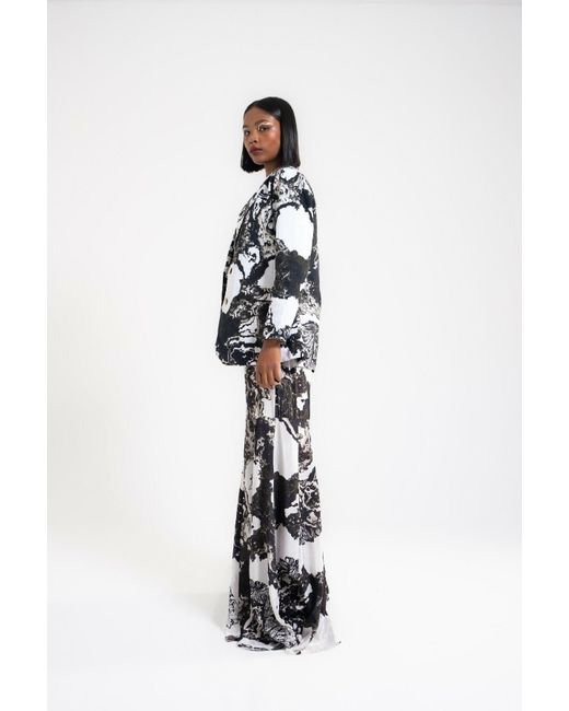 AMKA Cocunut Blazer in White | Lyst