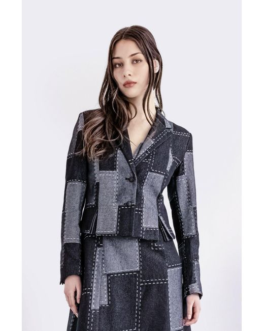 Chenchen Studio Notch Suit - Jacket in Black | Lyst