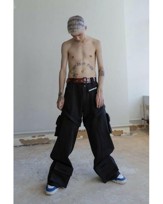 ALIENANT Car Racing Cargo Pants in Blue | Lyst