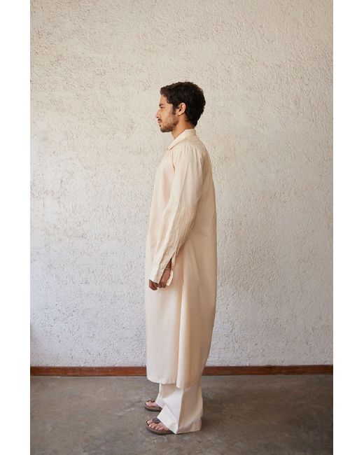 OSHIN Sway Duster in Natural | Lyst