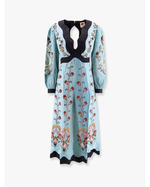 FARM Rio Flowing Beauty in Blue | Lyst