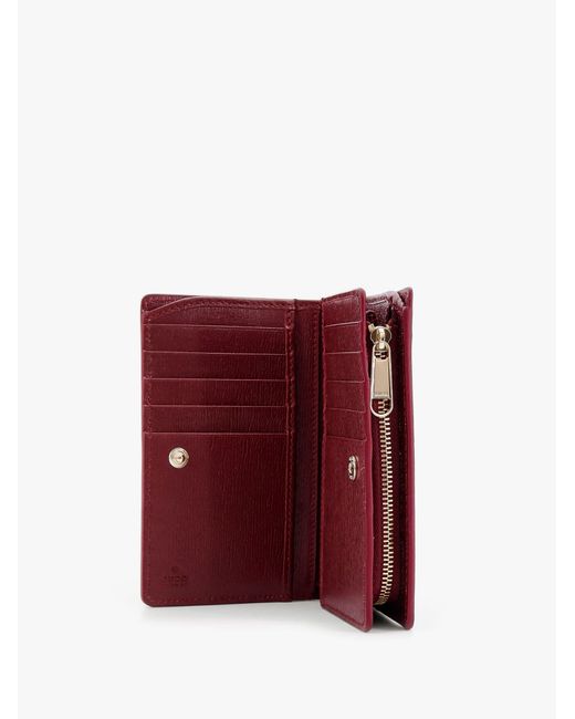 Gucci Wallet in Red | Lyst