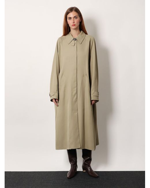 Soeur Firtz Viscose Trench Coat in Natural | Lyst
