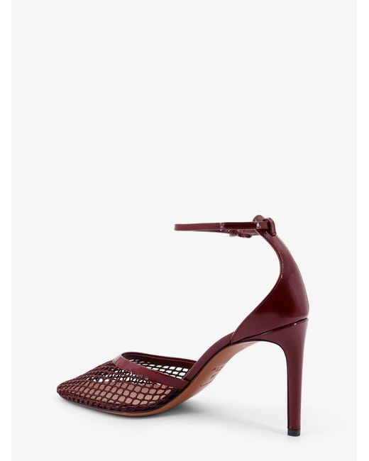 Alaïa Pumps 90 Mesh Sandals in Red | Lyst