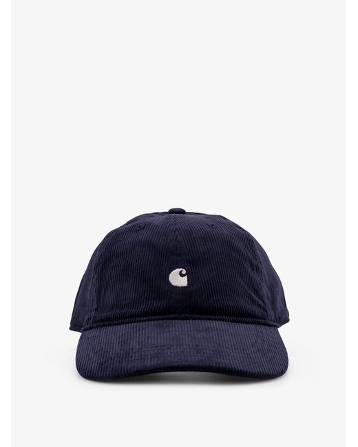 Carhartt Harlem Corduroy Baseball Cap in Blue for Men | Lyst UK