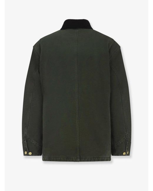 Carhartt Og Chore Coat Padded Organic Cotton Jacket in Black for Men | Lyst