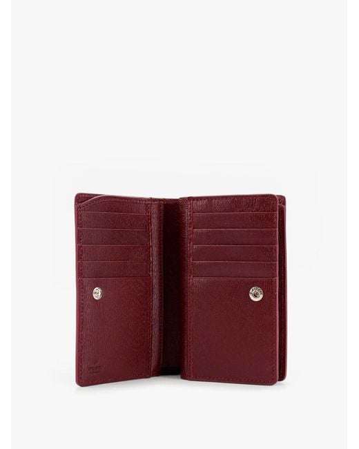 Gucci Wallet in Red | Lyst