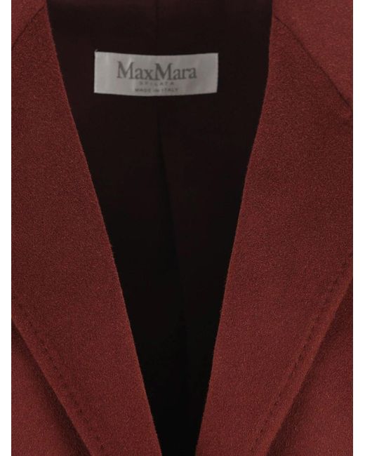 Max Mara Ariccia Camel Blazer in Red | Lyst UK