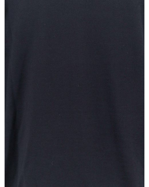 Alpha Studio Merino Wool Sweater in Blue for Men | Lyst UK