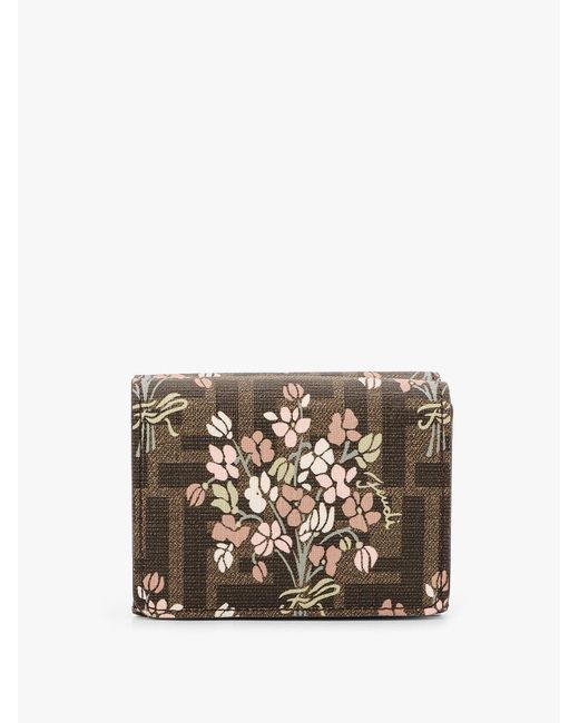 Fendi Mini Trifold in White | Lyst