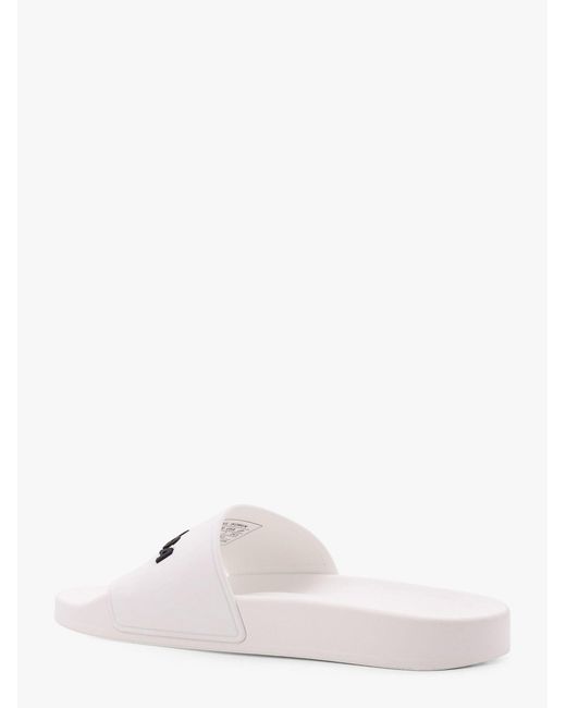 Balenciaga Slide in White | Lyst