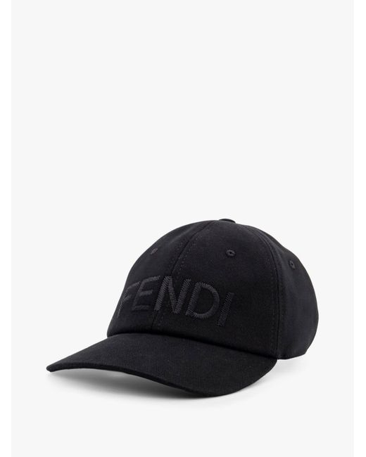 Fendi Hat in Black for Men | Lyst UK