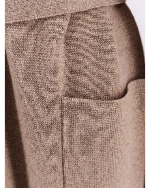 Max Mara Gestro Coat in Natural | Lyst