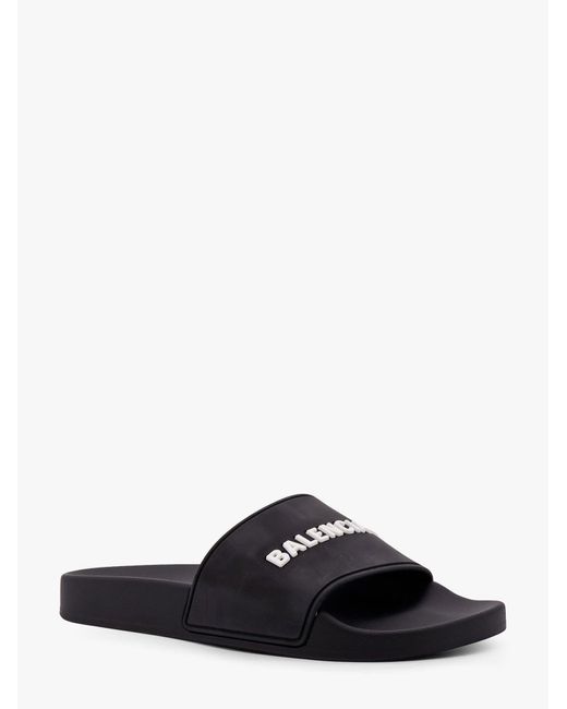 Balenciaga Slide in White | Lyst