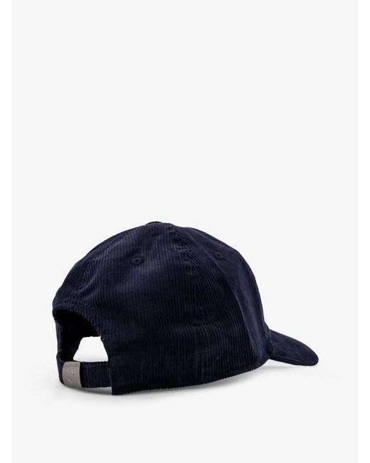 Carhartt Harlem Corduroy Baseball Cap in Blue for Men | Lyst UK