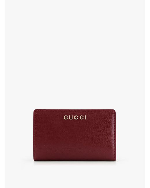 Gucci Wallet in Red | Lyst