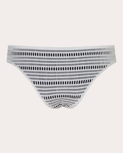 Verde Limon Tunas Mesh Bikini Bottoms in White | Lyst