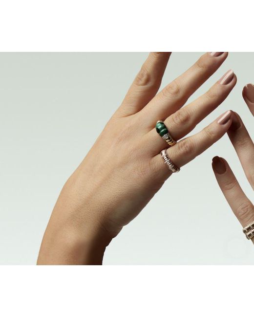 Sim and Roz Movement 14K Diamond Ring in White | Lyst