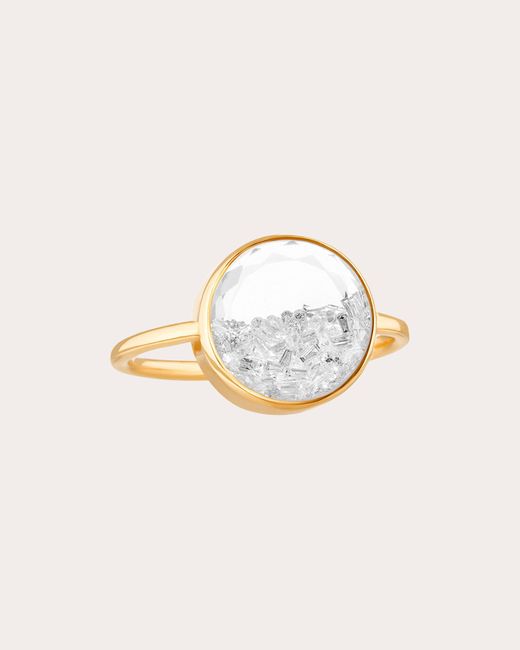 Moritz Glik Core 12 Diamond & 18K Shaker Ring in Natural | Lyst