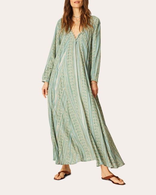 Natalie Martin Fiore Maxi Dress in Green | Lyst Natalie Martin Fiore Maxi Dress in Green | Lyst