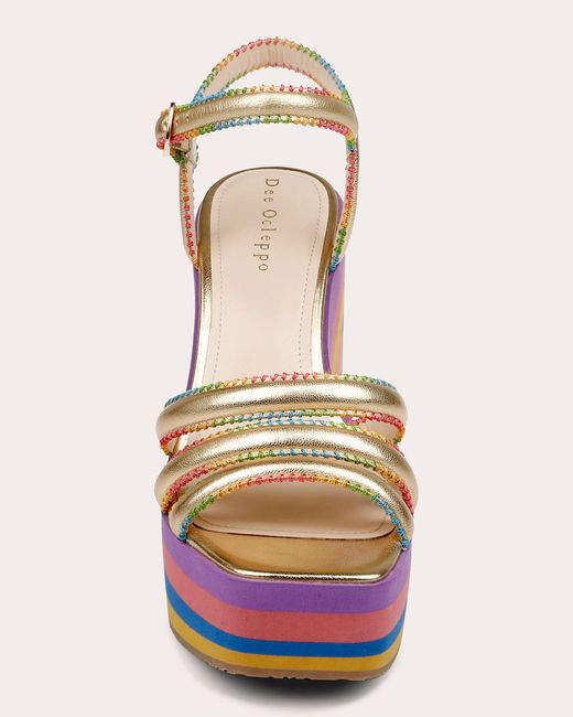 Dee Ocleppo France Platform Sandal in Metallic | Lyst