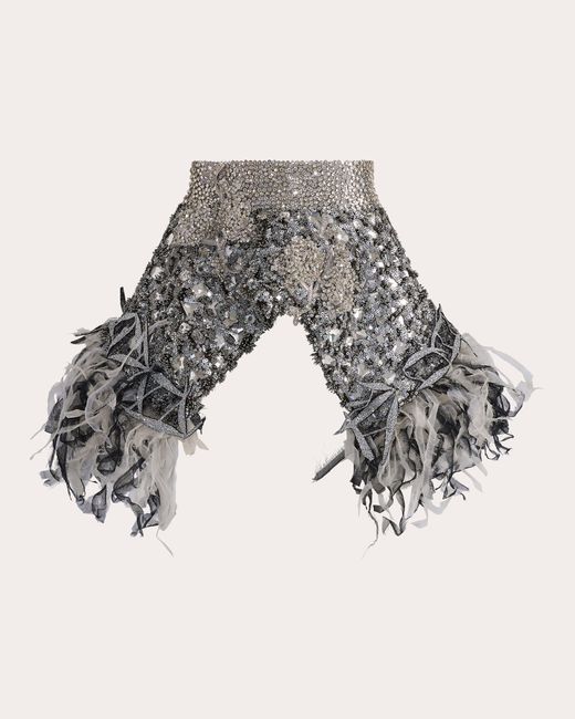 Maticevski Hemisphere Embellished Fringe Hip Yoke | Lyst