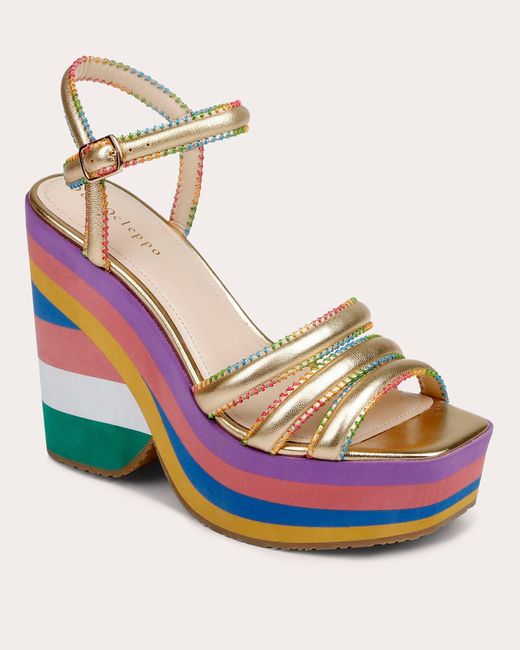 Dee Ocleppo France Platform Sandal in Metallic | Lyst