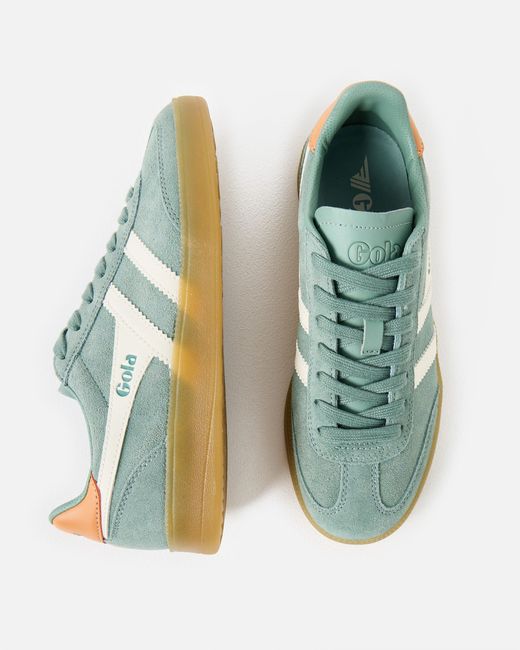 Gola Viper Geen Mist & White Trainers in Green | Lyst UK