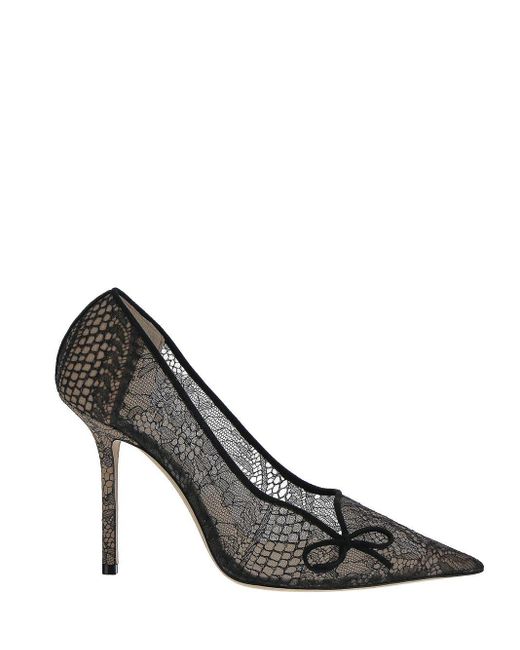 Jimmy Choo Leather Cibelle High Heels In Black Lyst