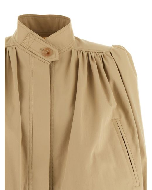 Chloé Jacket Woman in Natural | Lyst