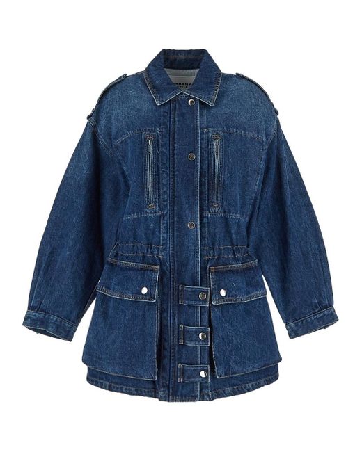 Isabel Marant Joanna Jacket in Blue | Lyst