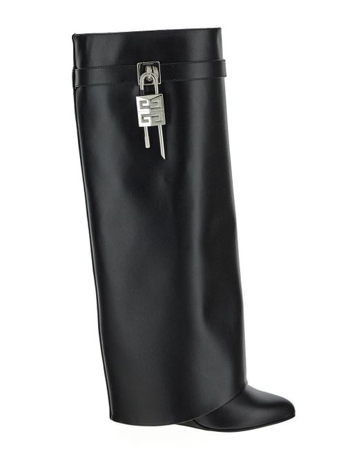 Givenchy Shark Lock Boot in Black | Lyst