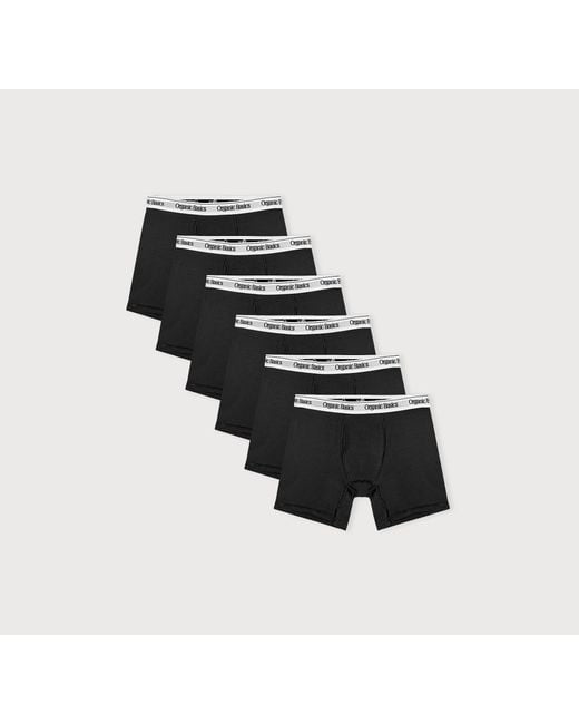 Organic Basics Easy Boxer Briefs 6-Pack in Black for Men | Lyst