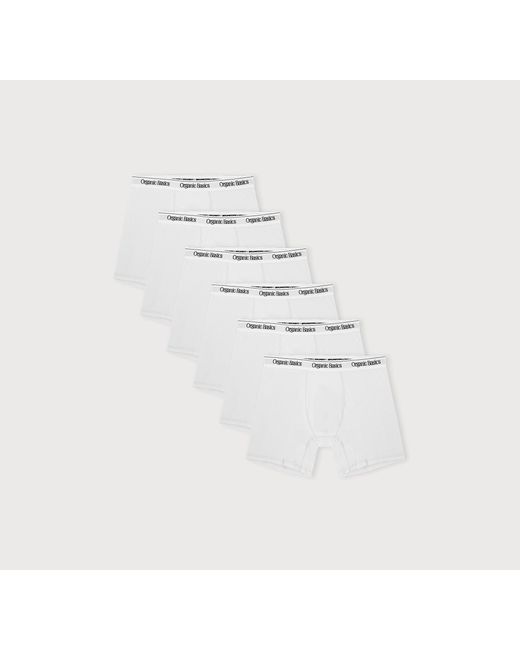 Organic Basics Easy Boxer Briefs 6-Pack in White for Men | Lyst