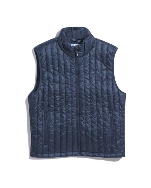 Original Penguin Poly Fill Vertical Channel Vest In Dark Sapphire in ...